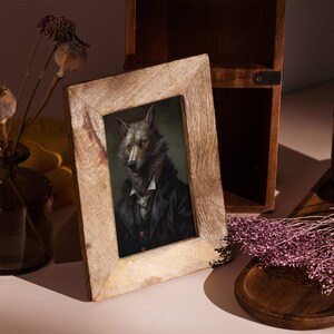 Werewolf Decor Victorian Wolf Wall Art Print - Etsy