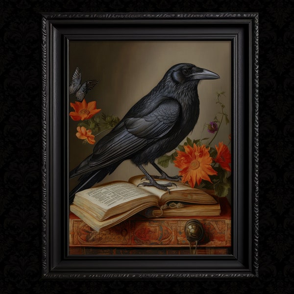 Raven Art Print - Etsy