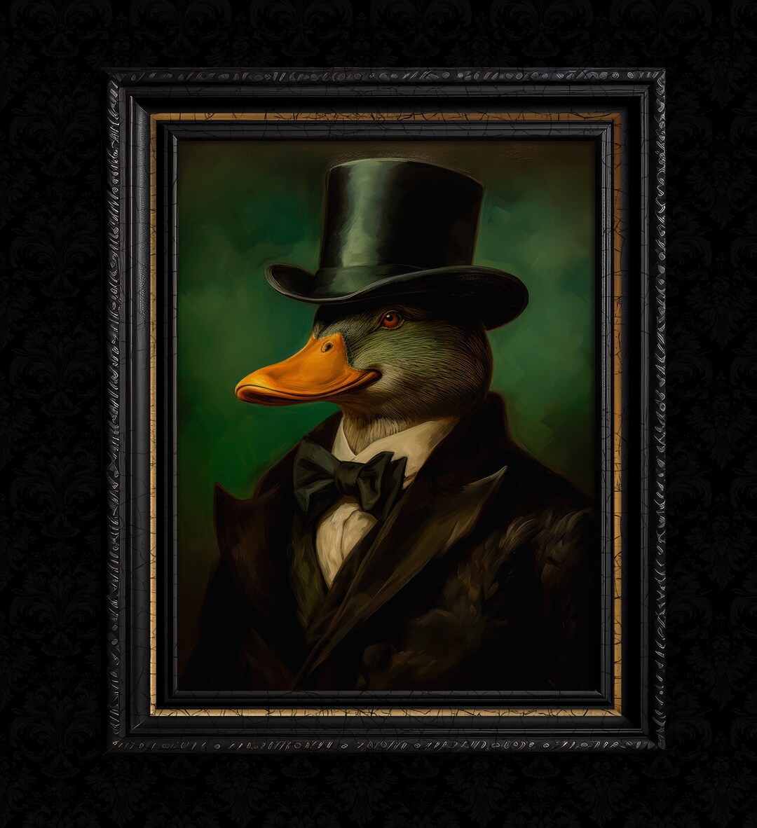 Duck Art Fantasy Portrait Print - Etsy.de