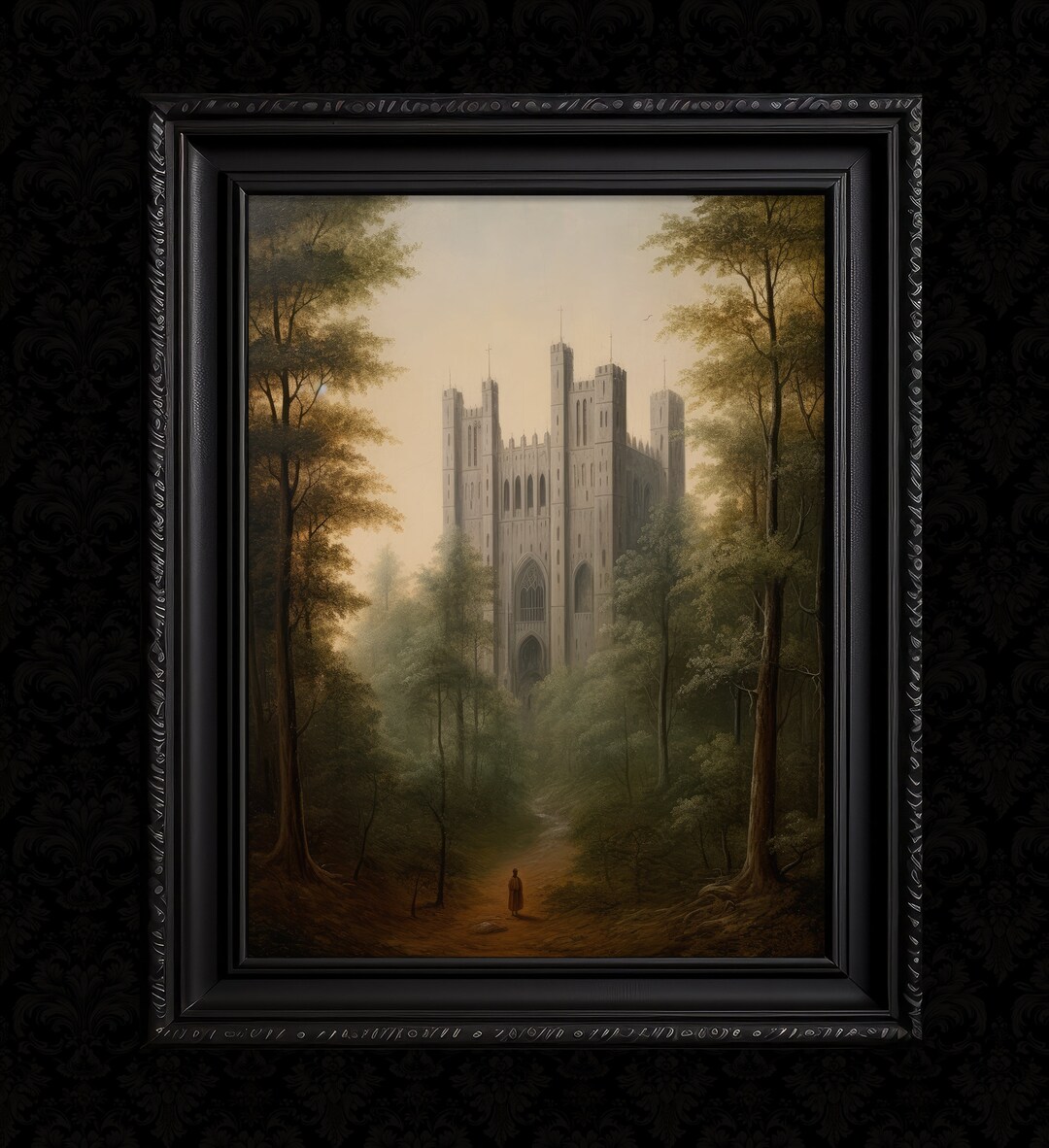 Gothic Wall Decor Castle Wall Art Print - Etsy