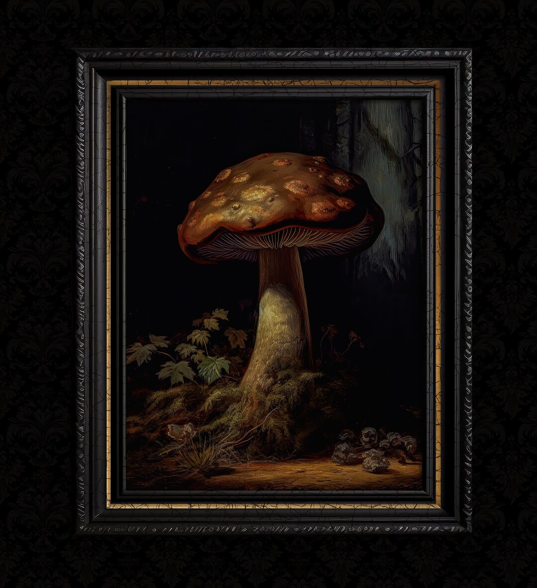 Vintage Mushroom Decor Art Print - Etsy