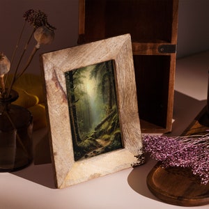 Dark Cottagecore Forest Wall Art Print - Etsy