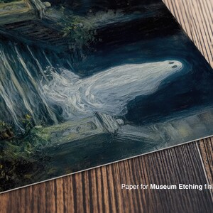 Vintage Ghost Wall Art Painting - Etsy