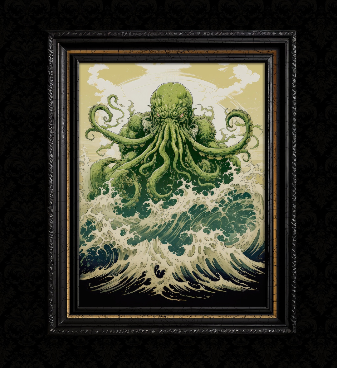 Cthulhu Wall Art Print - Etsy