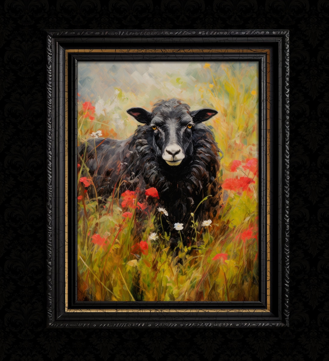 Black Sheep Art Sheep Decor Print - Etsy