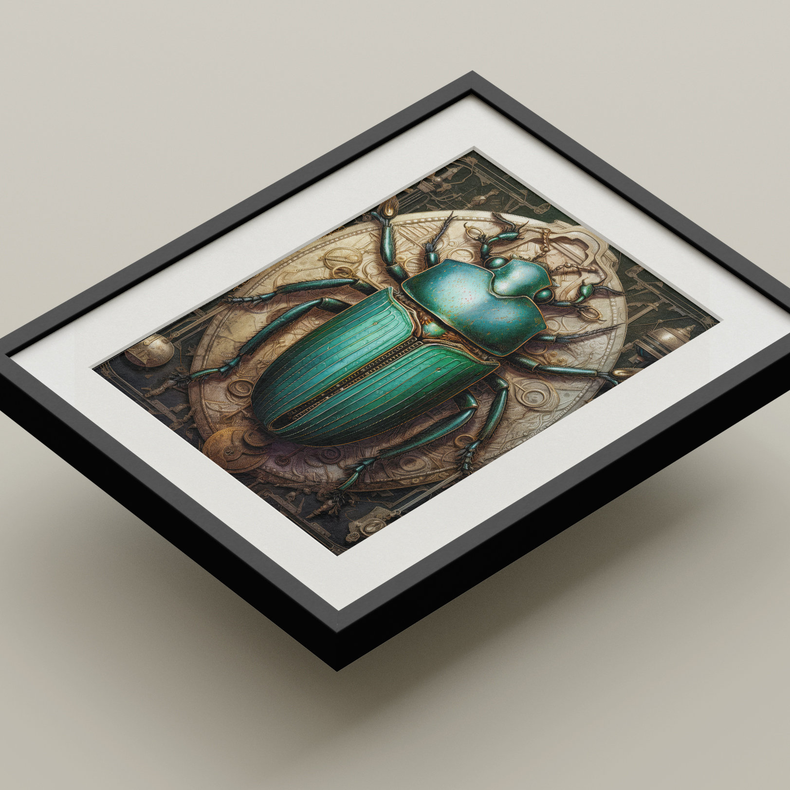Scarab Wall Art Print - Etsy
