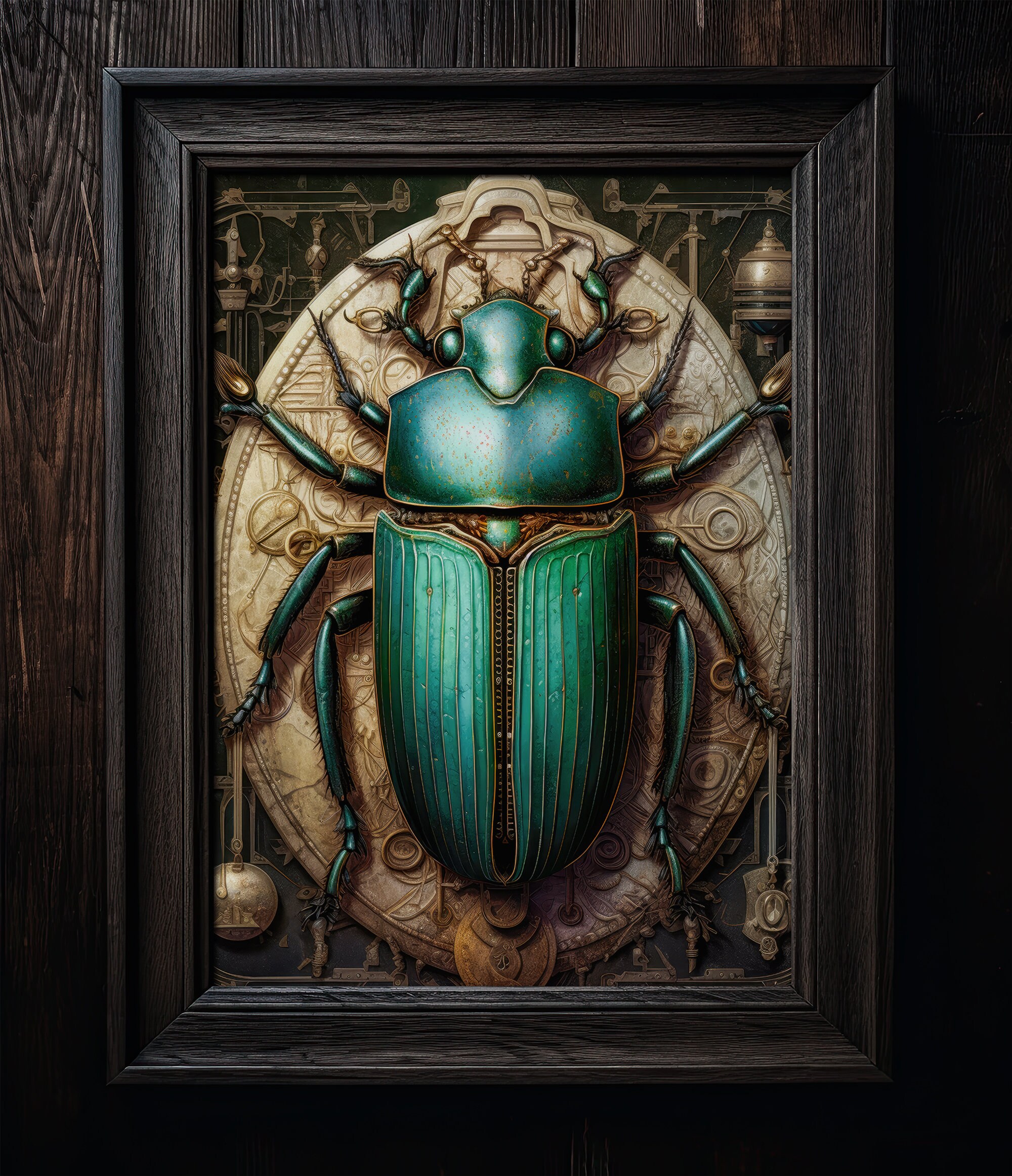 Scarab Wall Art Print - Etsy