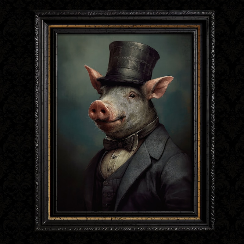 Vintage Pig - Etsy