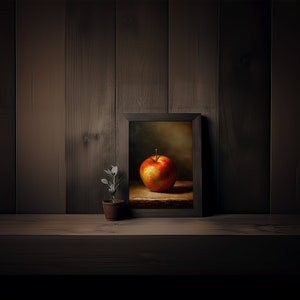 Vintage Apple Still Life Wall Decor Print - Etsy