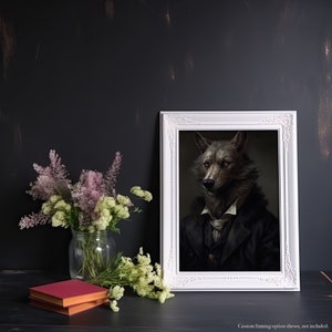 Werewolf Decor Victorian Wolf Wall Art Print - Etsy