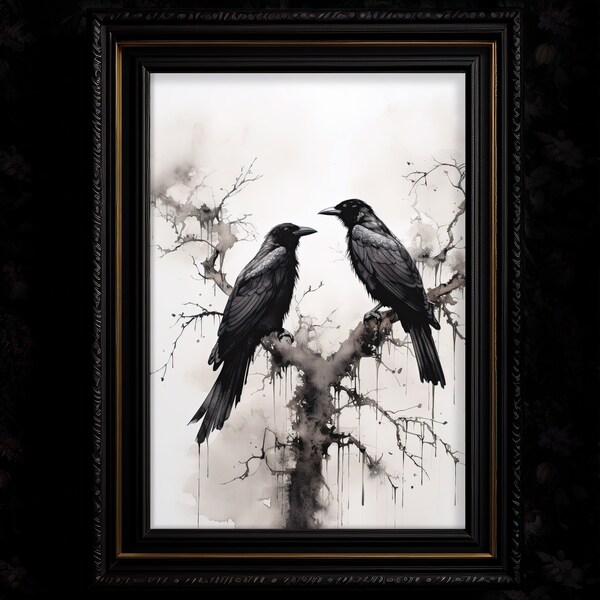Ravens Gothic Art Etsy