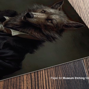 Werewolf Decor Victorian Wolf Wall Art Print - Etsy