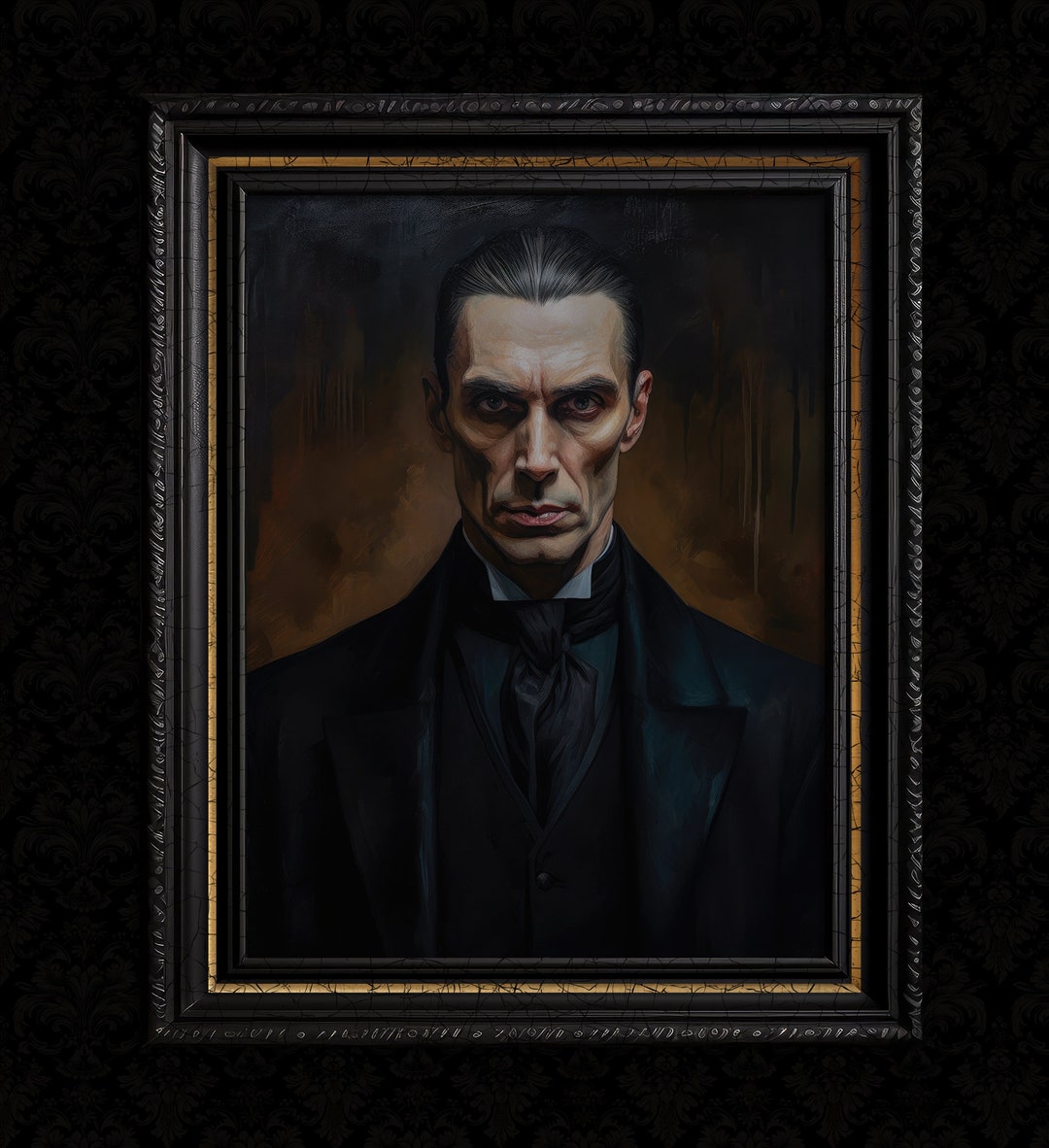 Dracula Art Wall Decor Print Viktorianisches Dracula Fantasy - Etsy.de