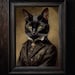 Victorian Cat Art Vintage Poster - Etsy