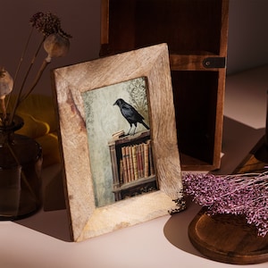 Crow Decor Raven Wall Print - Etsy