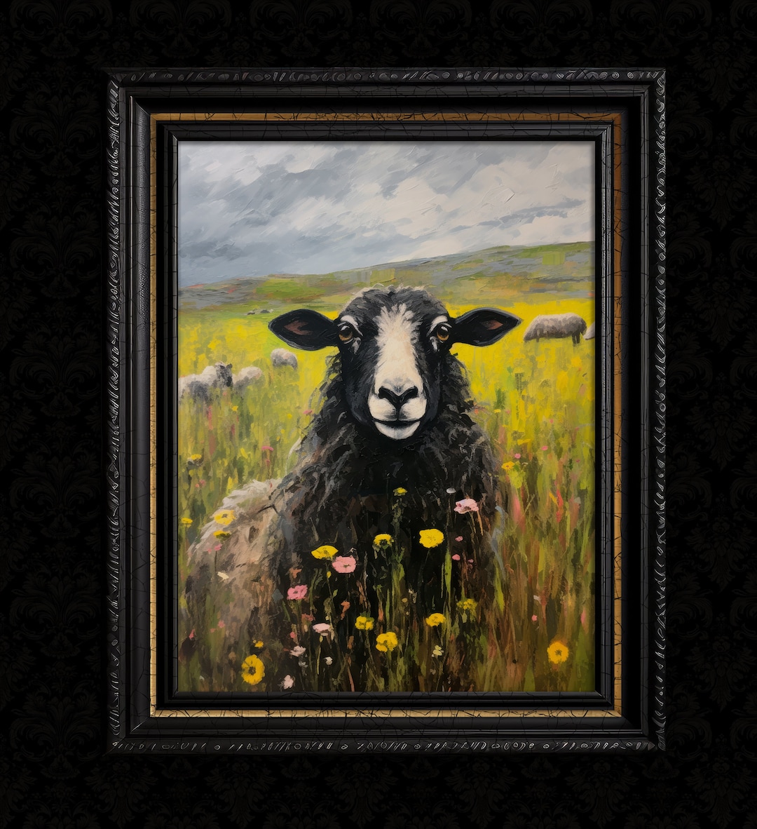 Black Sheep Art - Black Sheep Art Print - Etsy