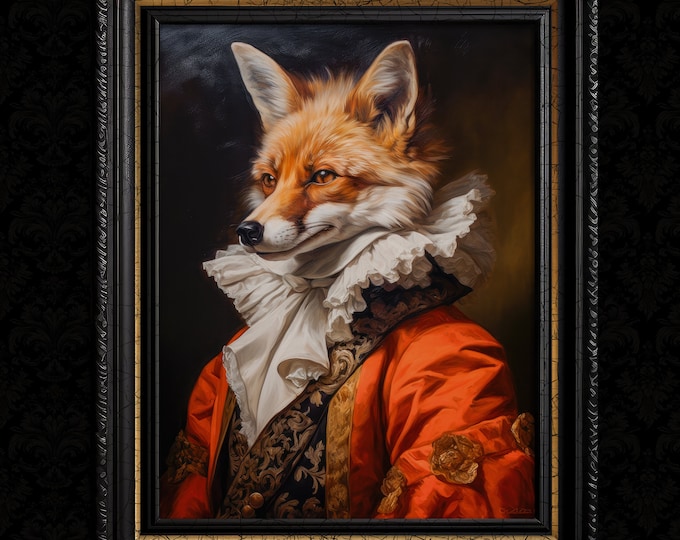 Fox Art Print - Etsy