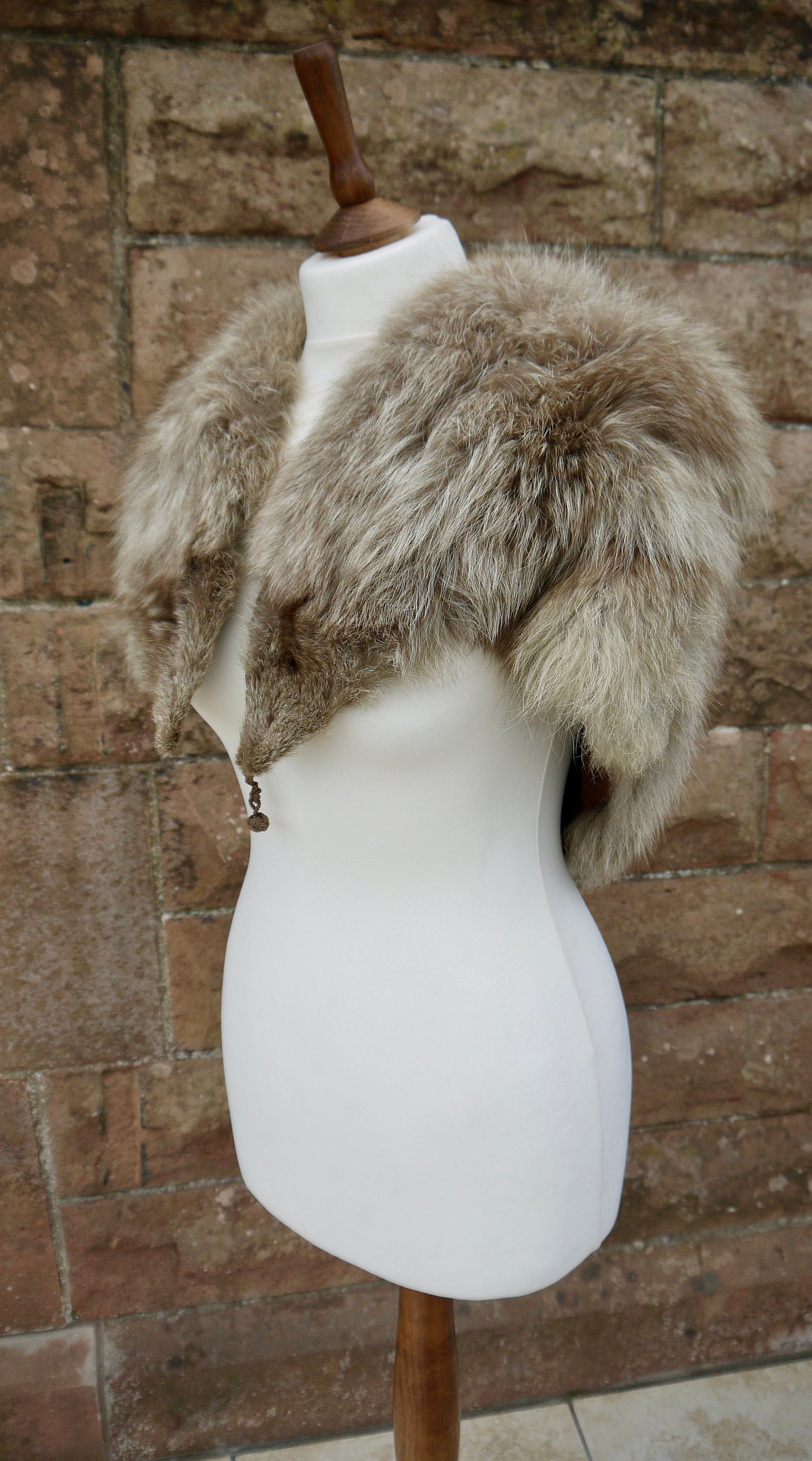 Vintage Silver Fox Stole Late 1940s - Etsy