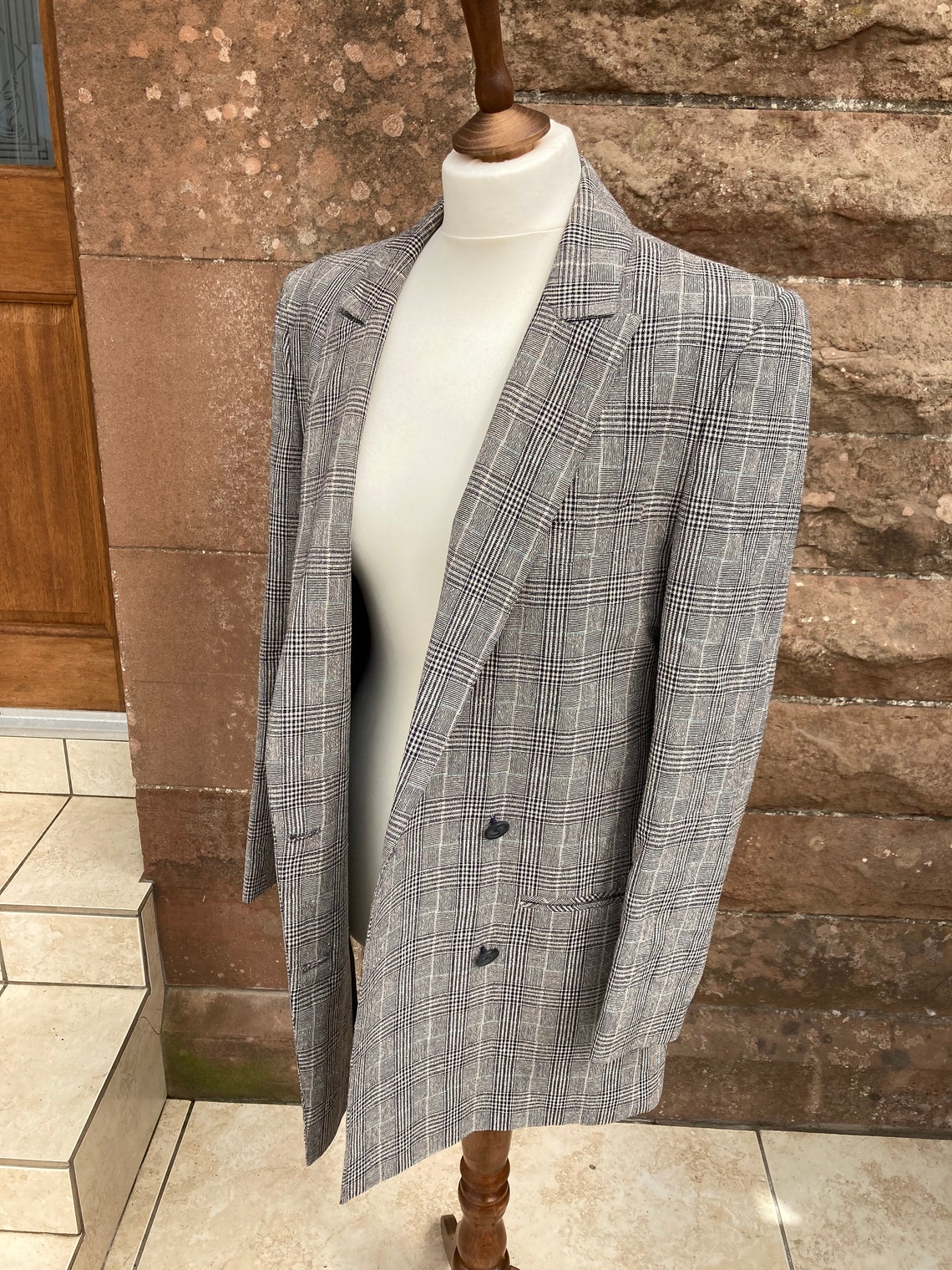 Laura Ashley Checked Jacket - Etsy