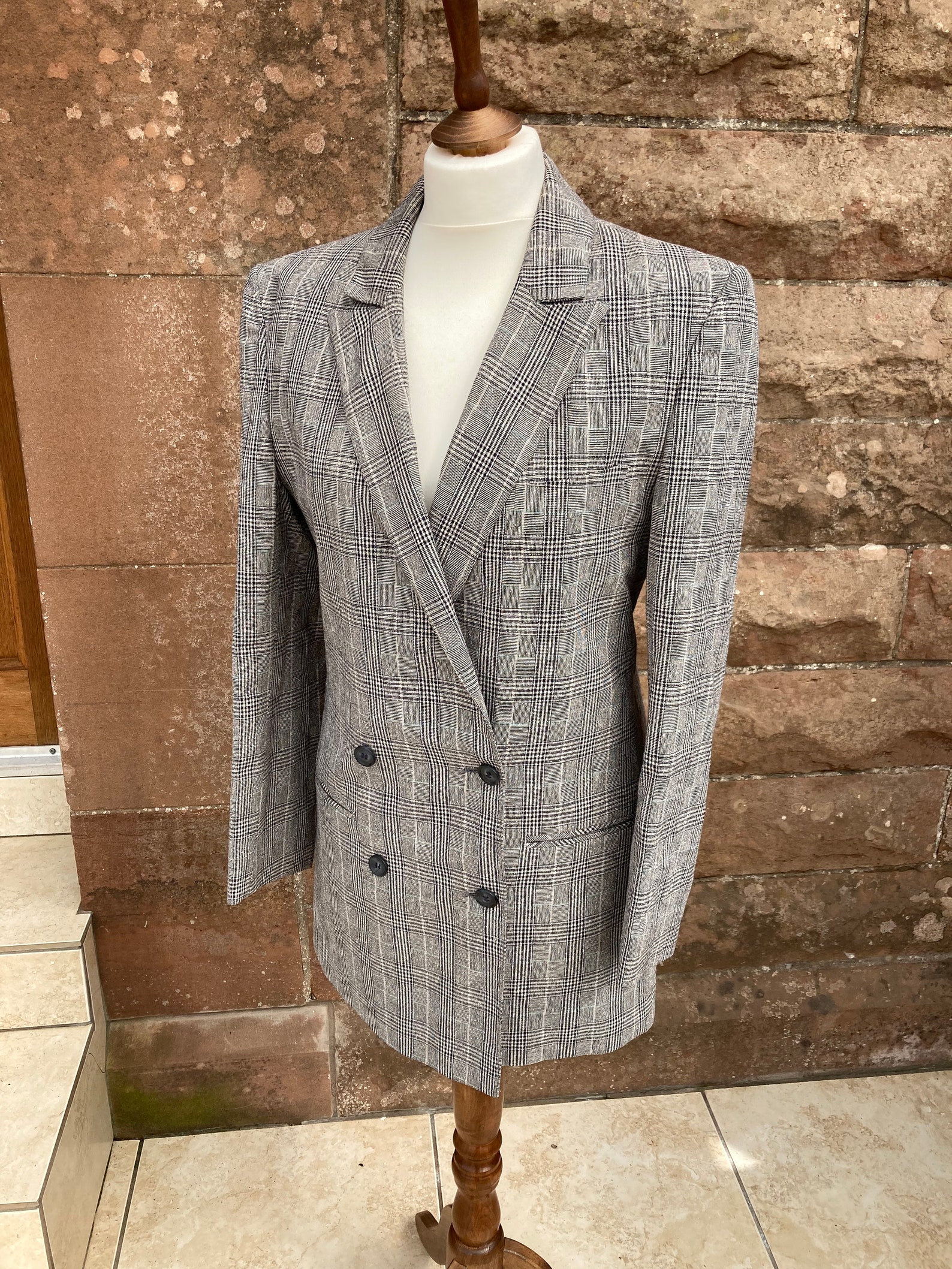 Laura Ashley Checked Jacket - Etsy