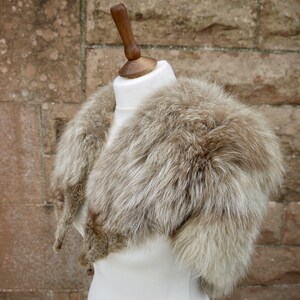 Vintage Silver Fox Stole Late 1940s - Etsy