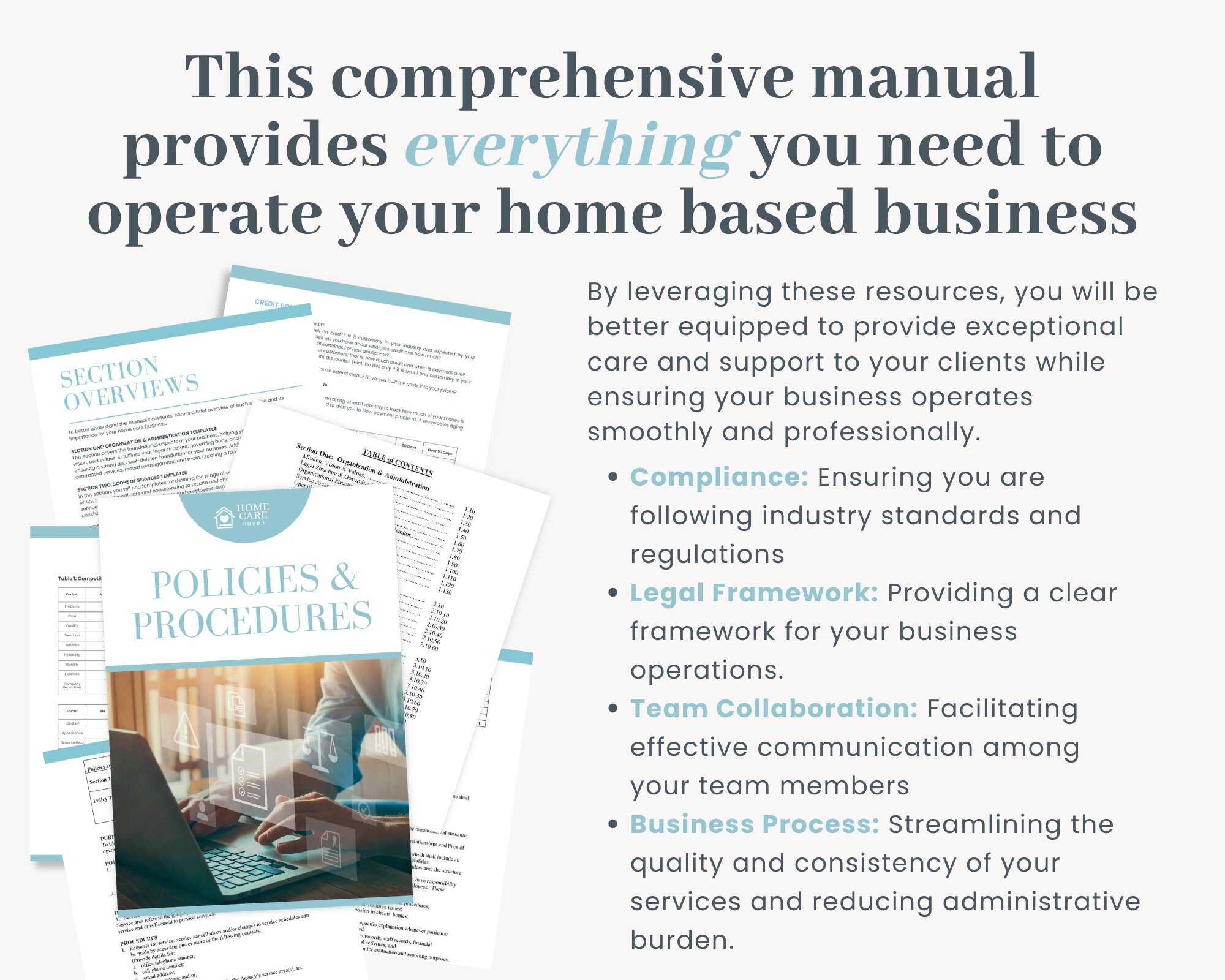 Policy and Procedures Personal Care Agency 100 Editable Templates ...