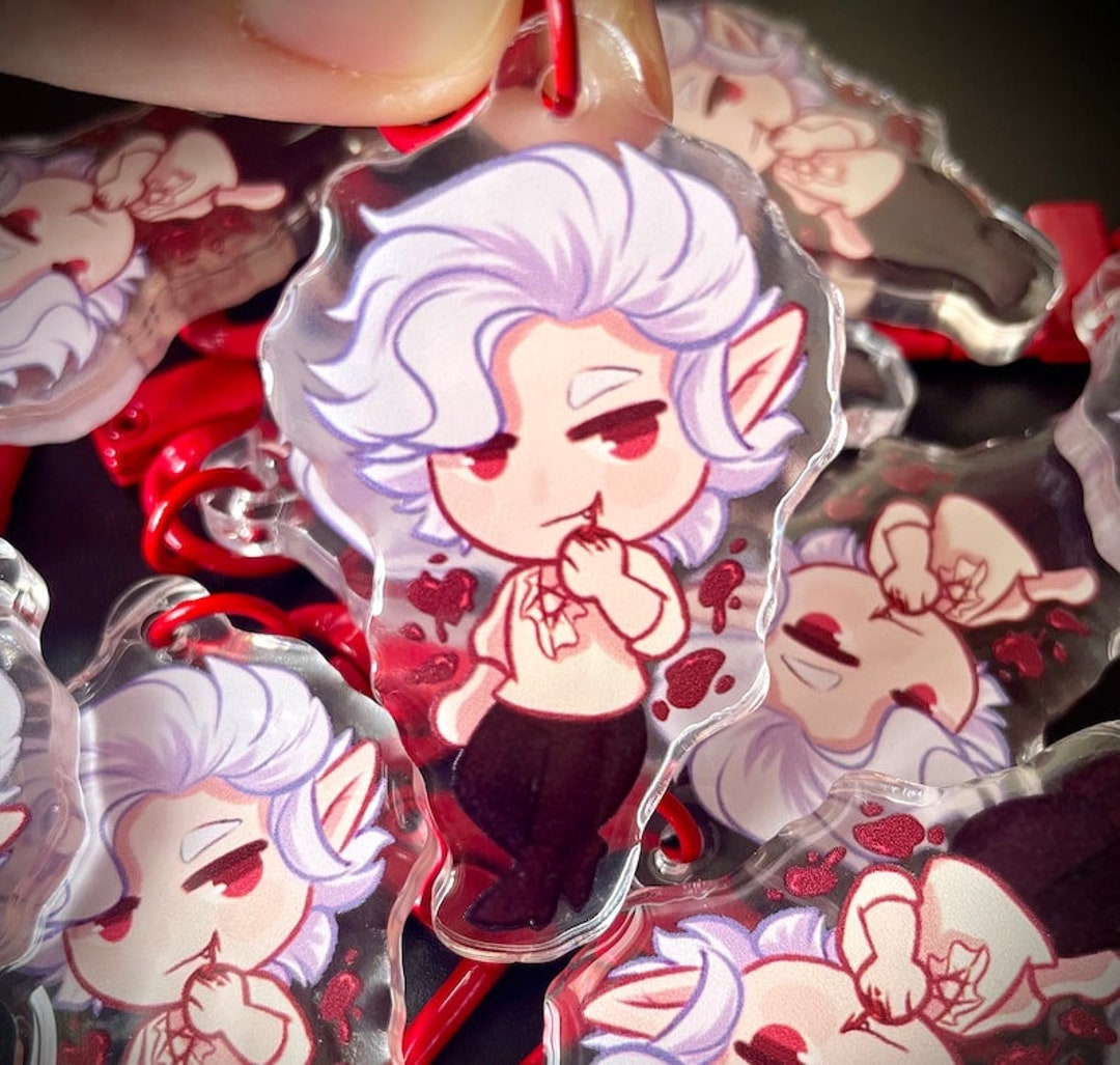 Astarion Vampire Keychain - Baldur’s Gate 3 BG3 Charm - Etsy
