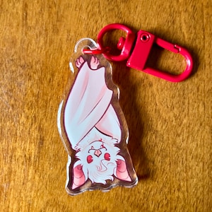 Batstarion Bat Astarion Keychain Charm - Vampire Bat Baldur’s Gate 3 ...
