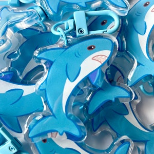 Blahaj Shark Keychain Blåhaj Charm - Etsy