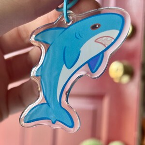 Blahaj Shark Keychain Blåhaj Charm - Etsy