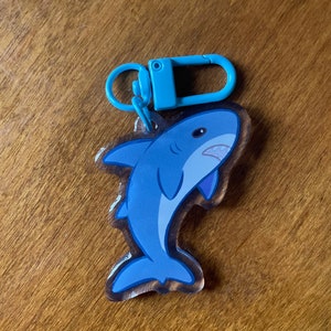 Blahaj Shark Keychain Blåhaj Charm - Etsy
