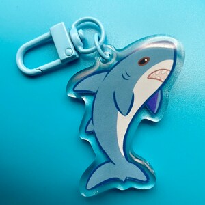 Blahaj Shark Keychain Blåhaj Charm - Etsy