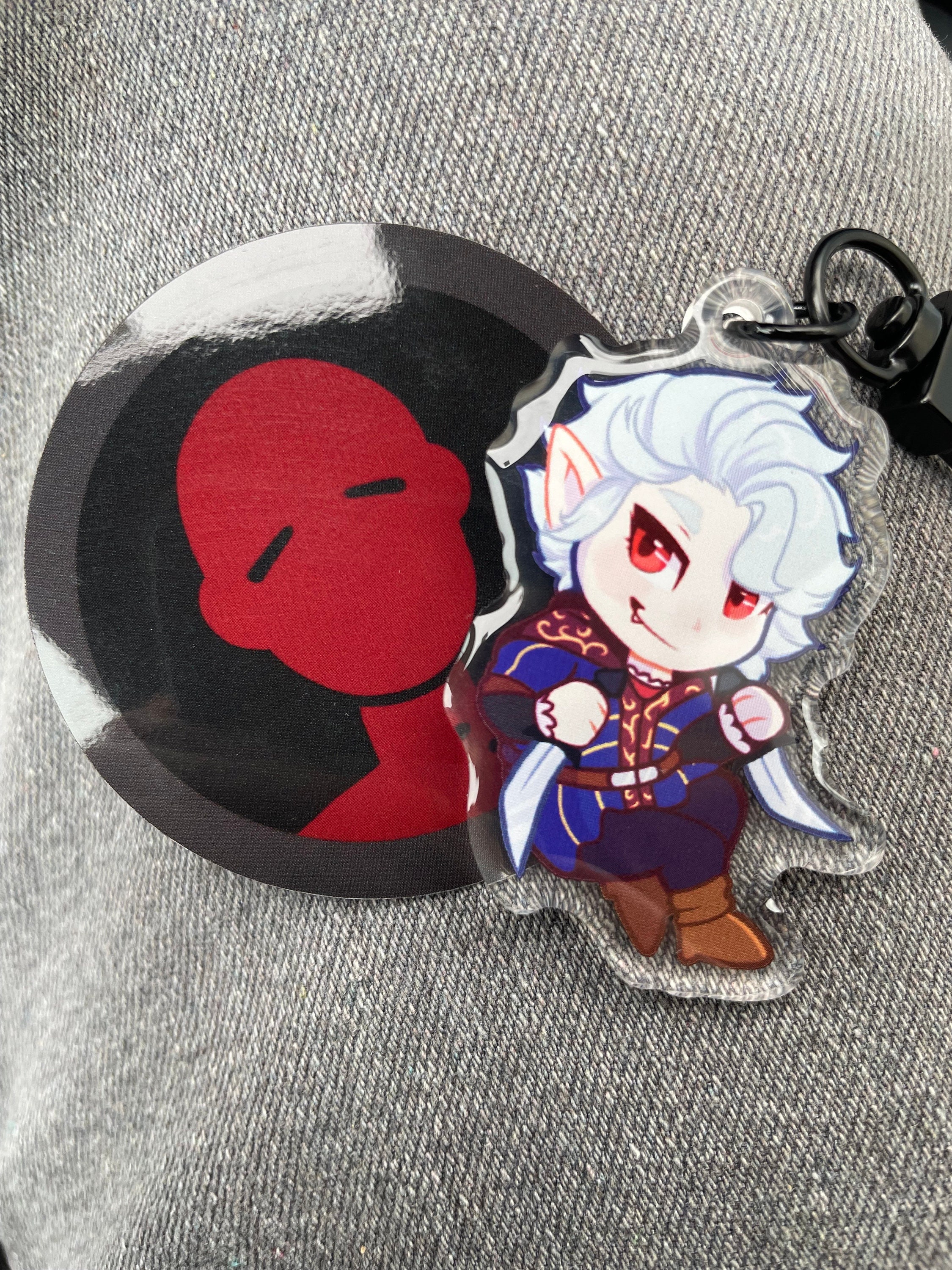 Astarion Baldurs Gate 3 BG3 Charm Keychain - Etsy Australia