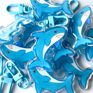 Blahaj Shark Keychain Blåhaj Charm - Etsy