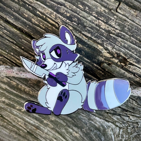 Raccoon Pin - Etsy