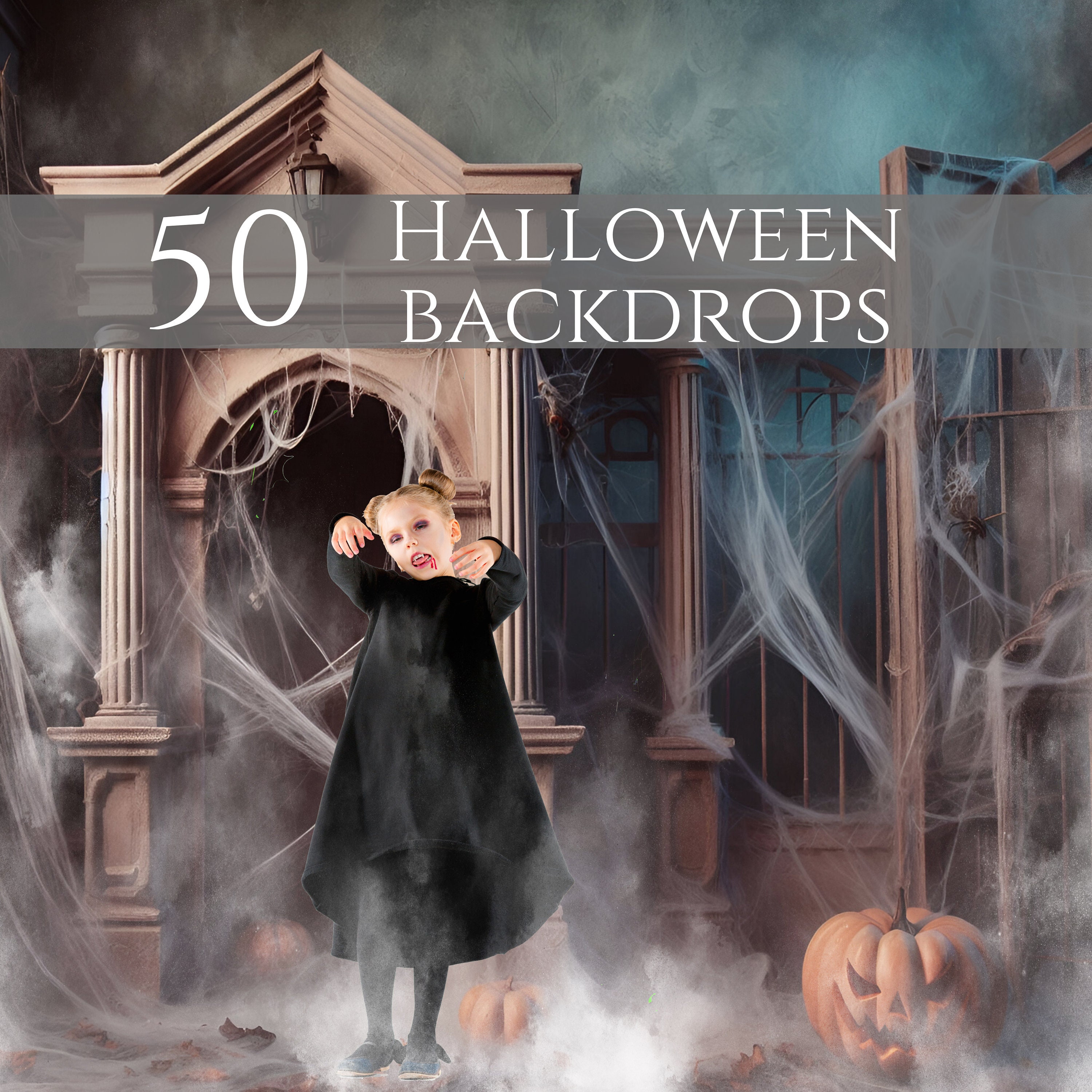 50 Creepy Backdrop,halloween Backdrops, Fine Art Textures,dark Fall ...