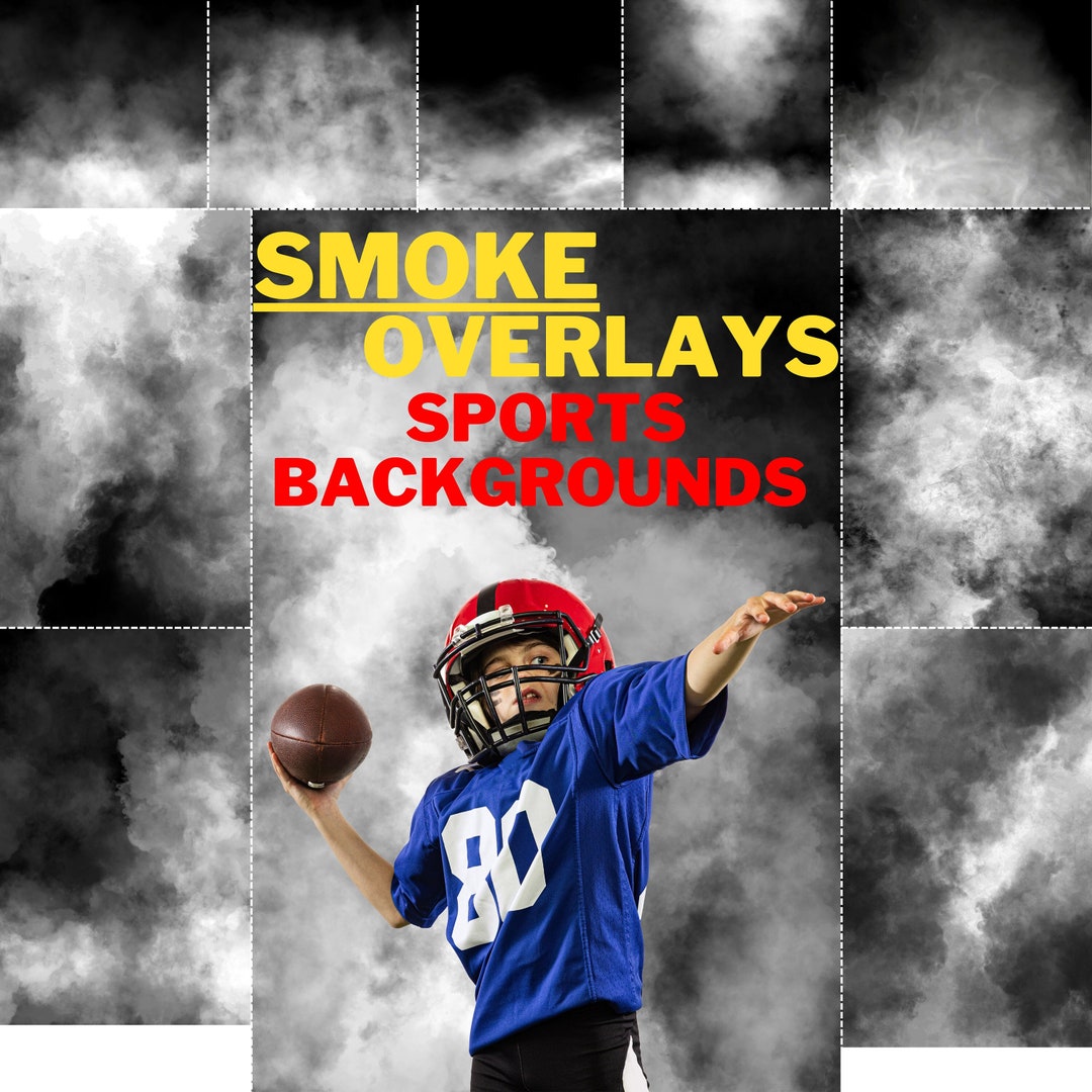 Smoke Backgrounds for Sports Photos, Smoke Overlays, Fog Overlays ...