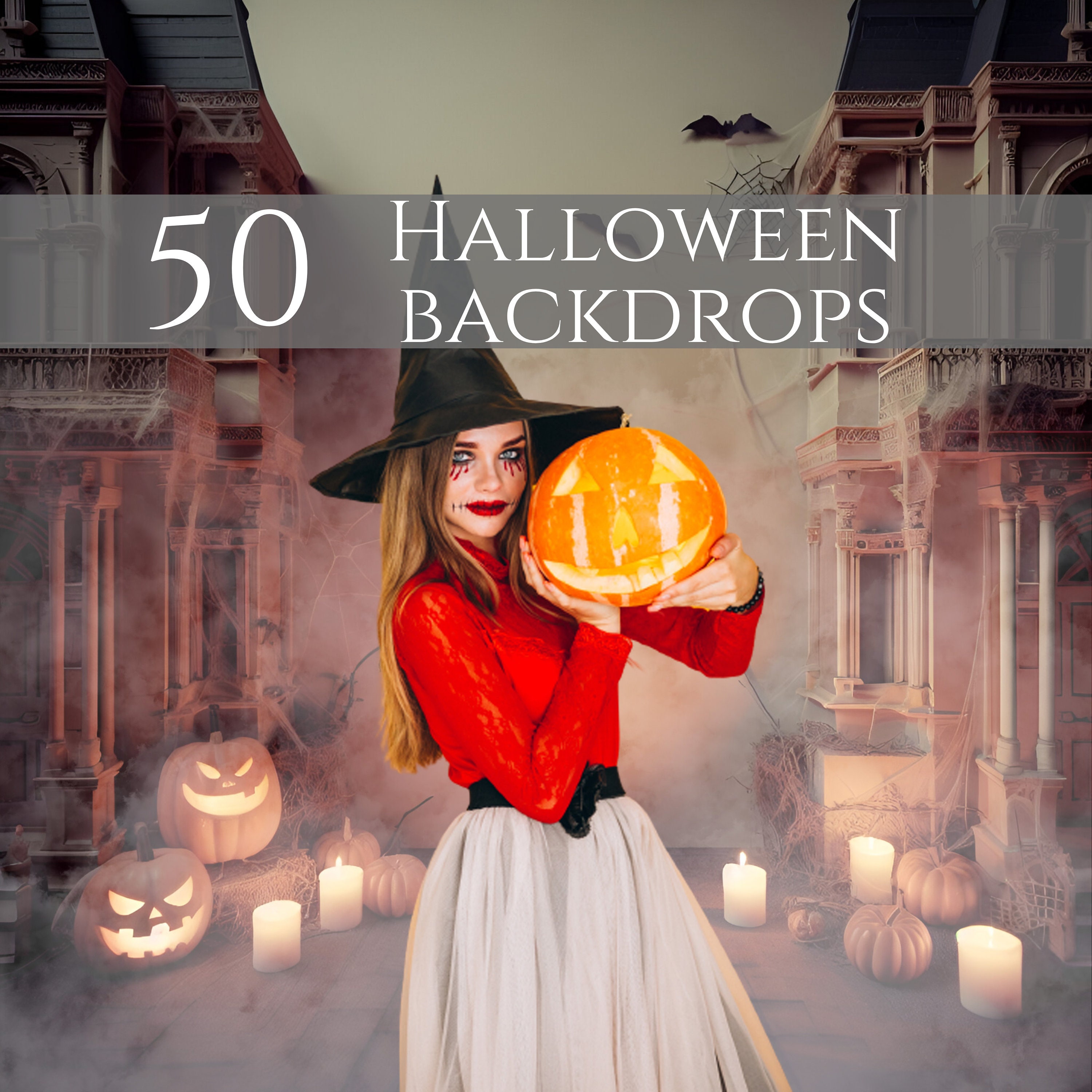 50 Creepy Backdrop,halloween Backdrops, Fine Art Textures,dark Fall ...
