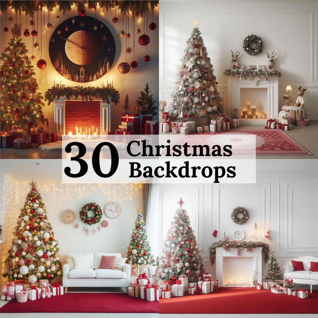 Christmas Backdrops, 30 Christmas Background,christmas Photo Backdrop ...