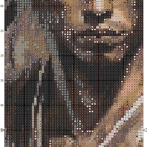 Cross Stitch Pattern of Bushido Samurai - Etsy