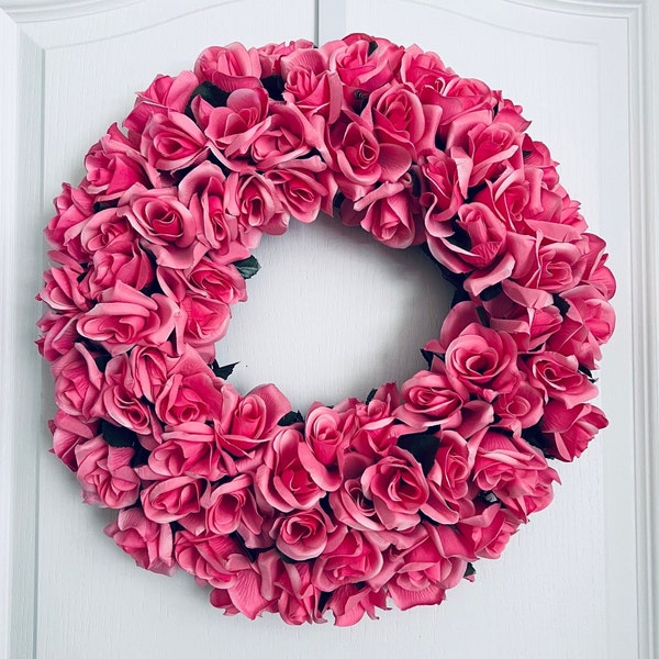 Pink Wreath - Etsy