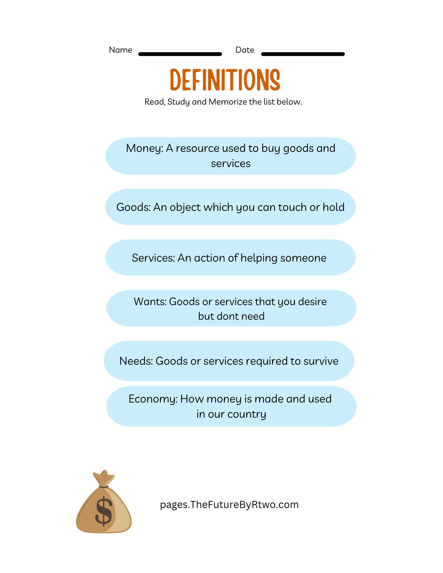 Childrens Financial Literacy Workbook, Financial Literacy for Young ...