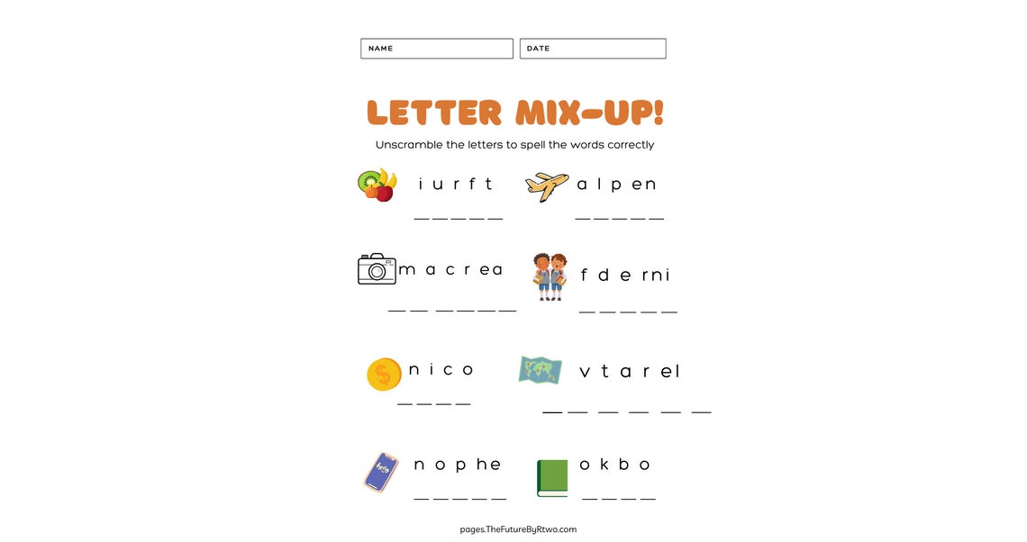 Children's Financial Literacy Workbook, Printable for School Kids, Kids ...