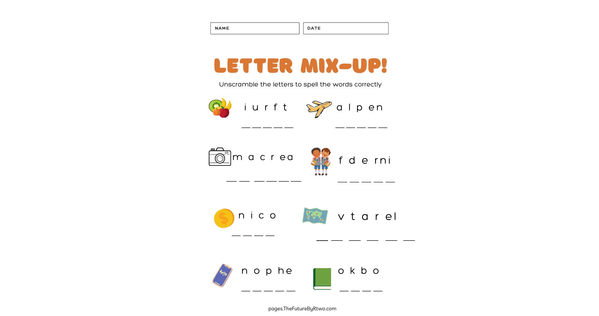 Children's Financial Literacy Workbook, Printable for School Kids, Kids ...