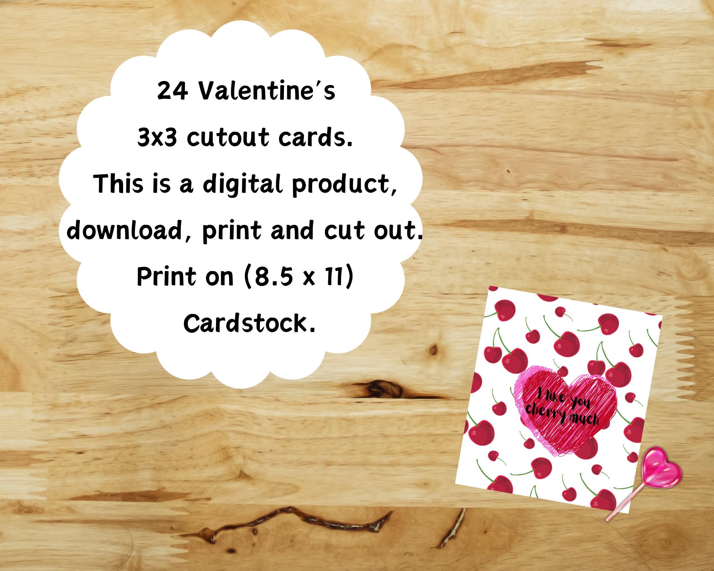 Digital Valentine's Day Cards, Cute Valentine Cards for Classroom ...