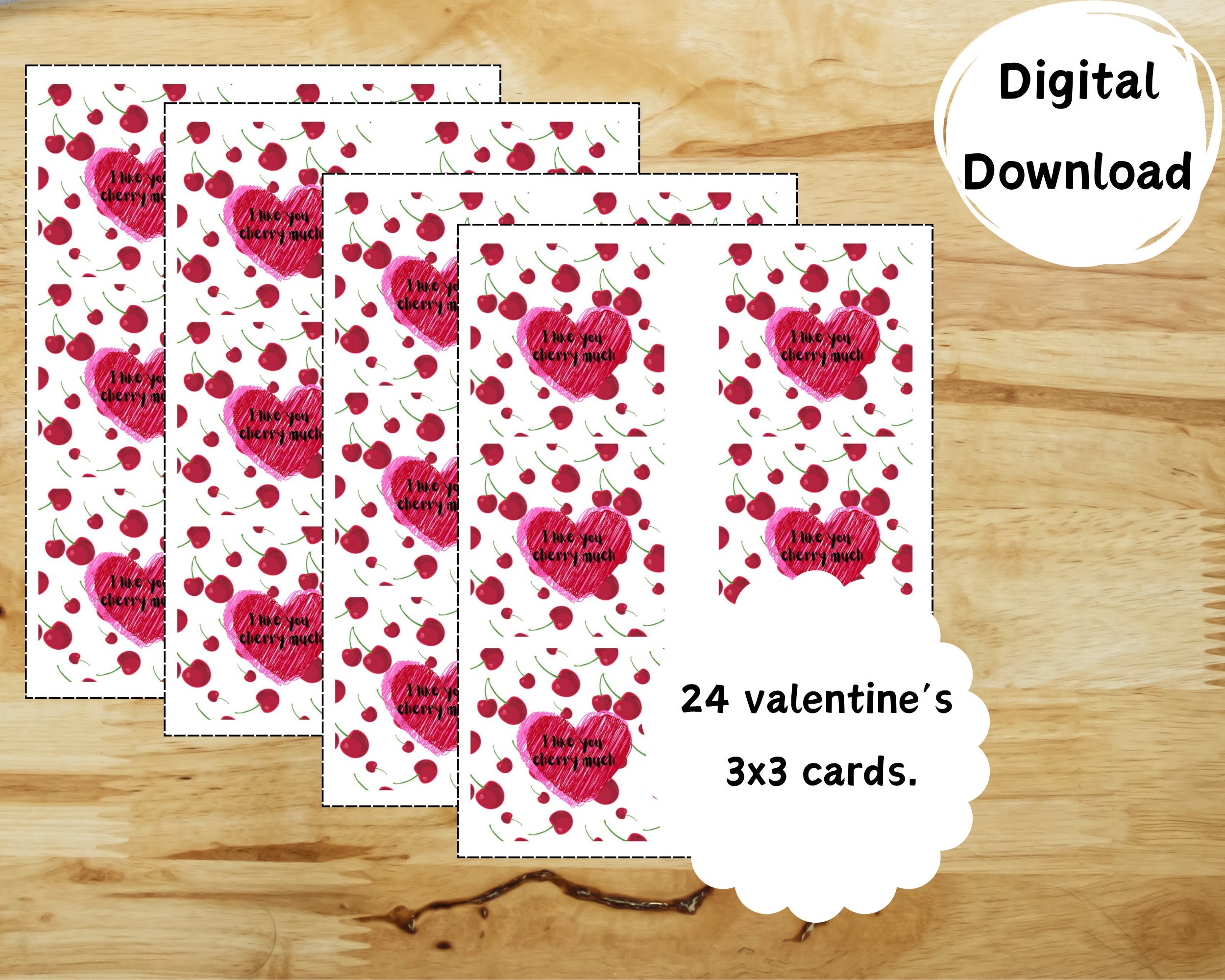 Digital Valentine's Day Cards, Cute Valentine Cards for Classroom ...