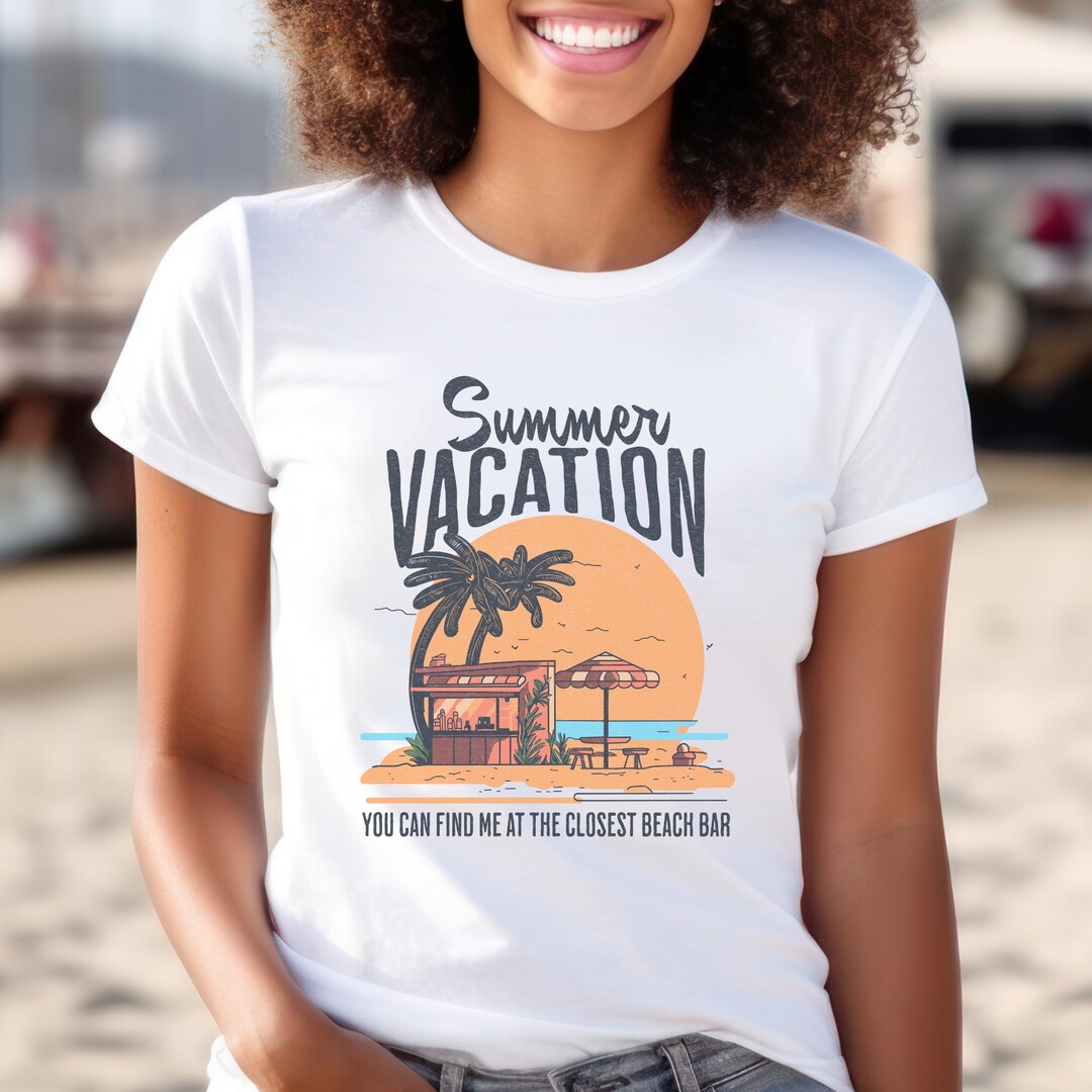 Summer Vacation Shirt, Beach Shirt, Beach Bar, Funny Beach Shirt ...