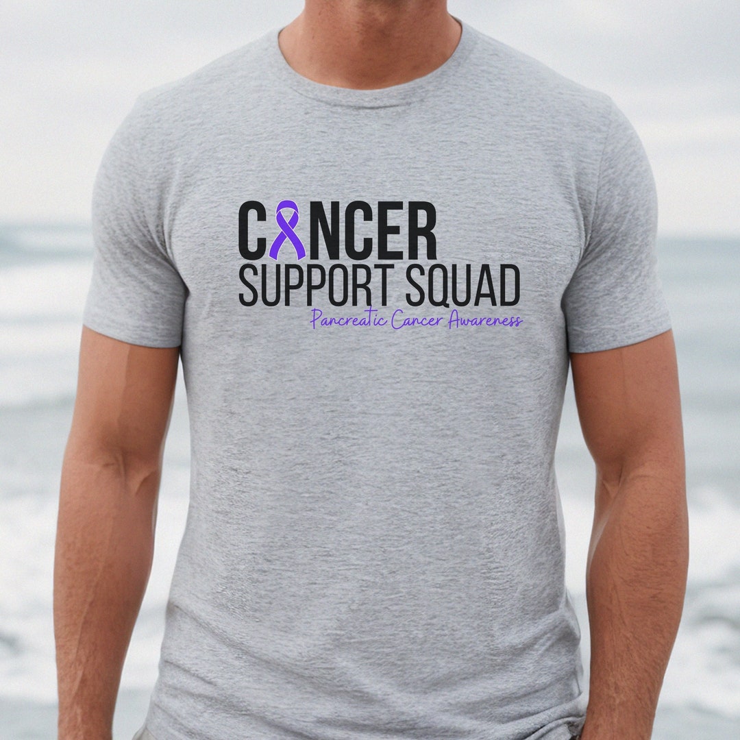 Pancreatic Support Squad Cancer Shirt, Team Cancer Shirt, Pancreatic ...