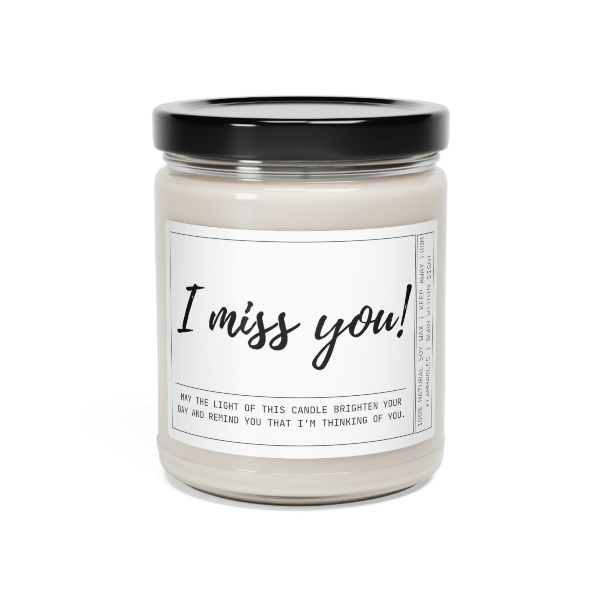 I Miss You Candle Thinking of You Gift I Miss You, Moving Away Gift for ...