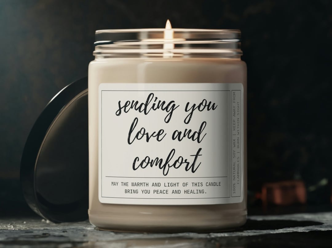 Sympathy Gift Candle: Bereavement, Condolence, Get Well - Etsy